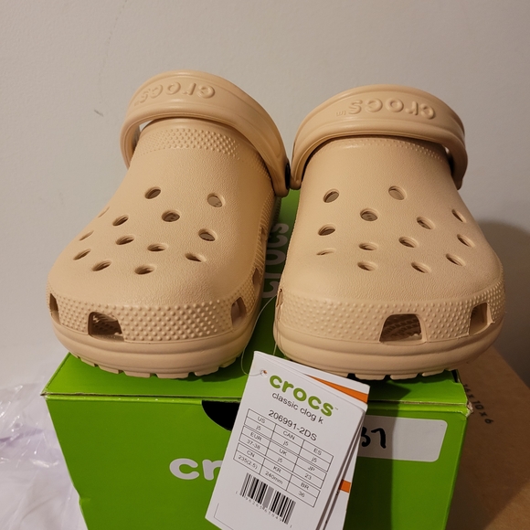 CROCS | Shoes | Crocs Kids Water Shoes Tan | Poshmark